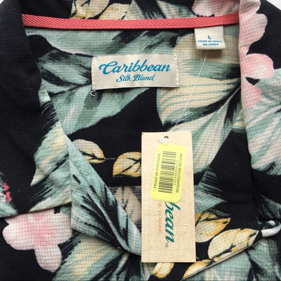 Caribbean | Shirts | Caribbean Brand Tropical Hawaiian Vacation Shirt L ...